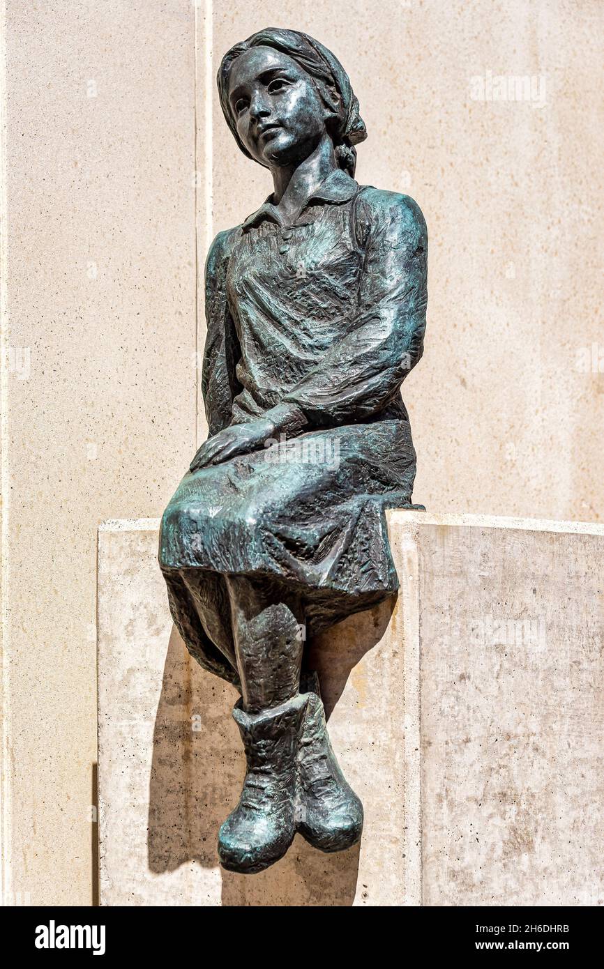 Sculpture Across Time And Space, Two Children of Toronto Meet Stock ...