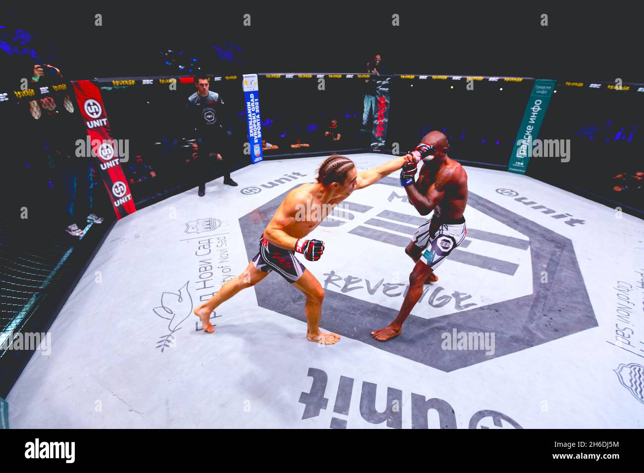 Zrenjanin, Vojvodina, Serbia October 16, 2021: MMA XXXVI SBC Tournament ...