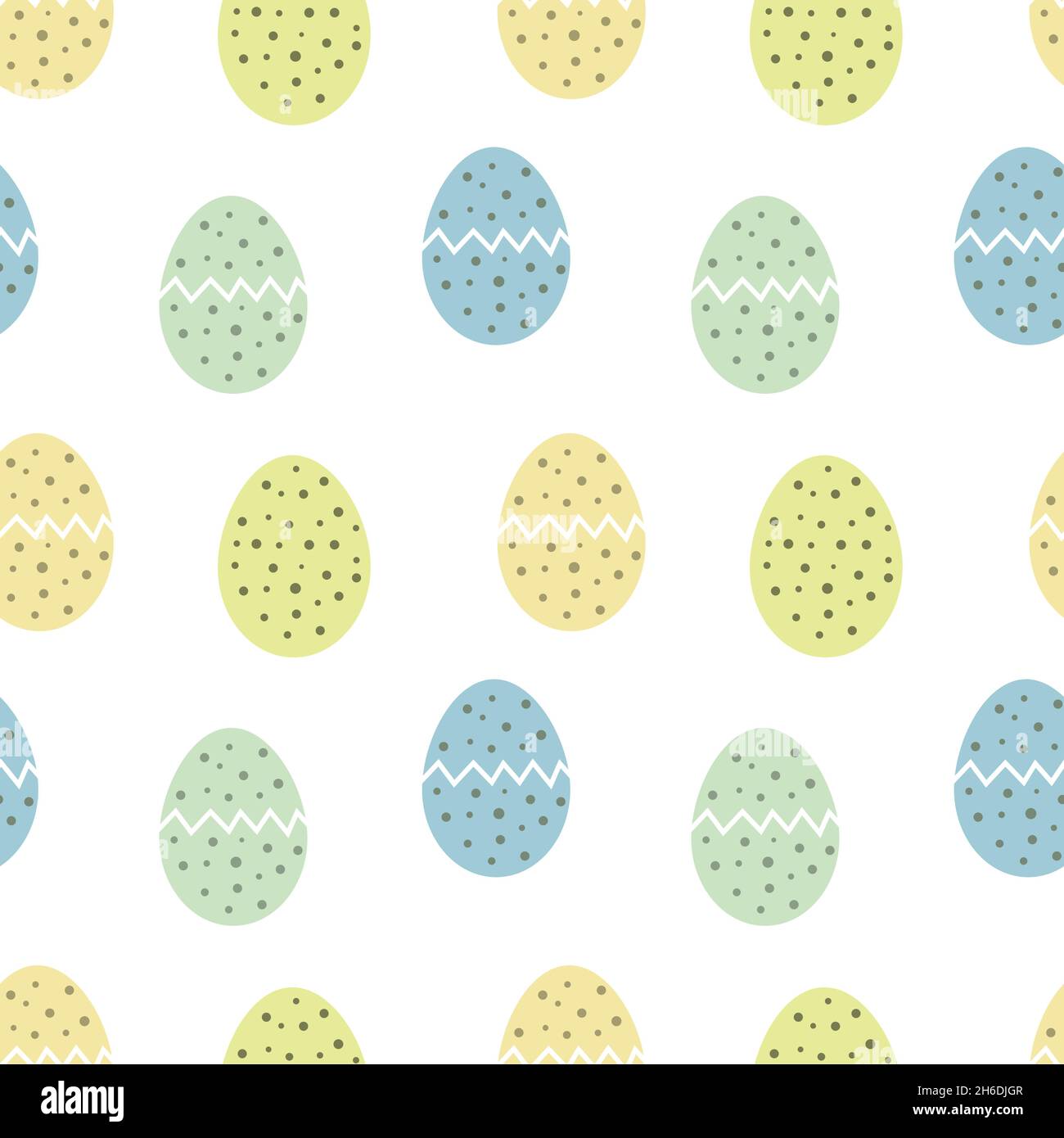 Cracked Easter eggs seamless pattern. Easter eggs background. Vector ...
