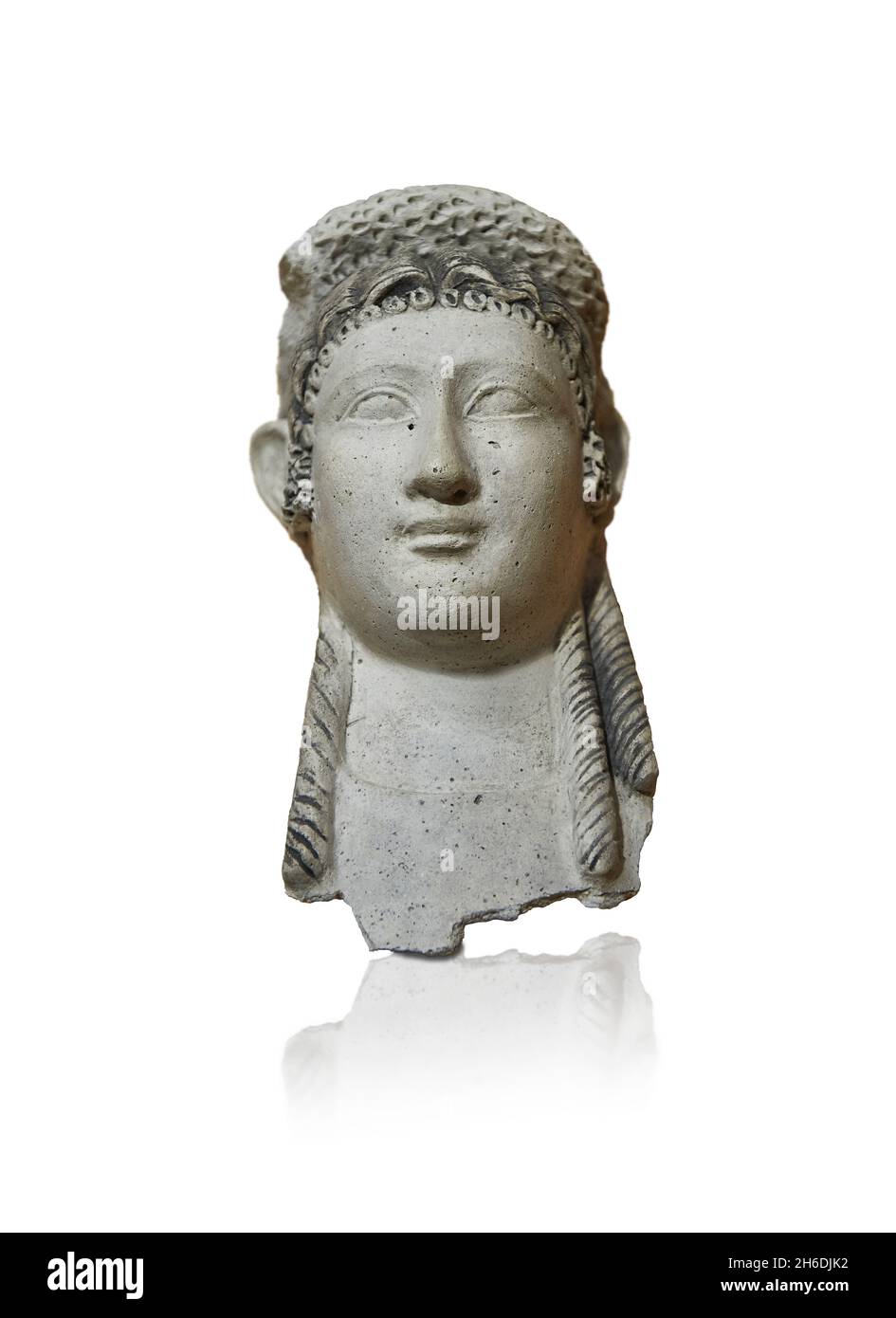 Roman Egyptian plaster funerary Mask, 0 - 99 AD, Antinopolis Egypt ...