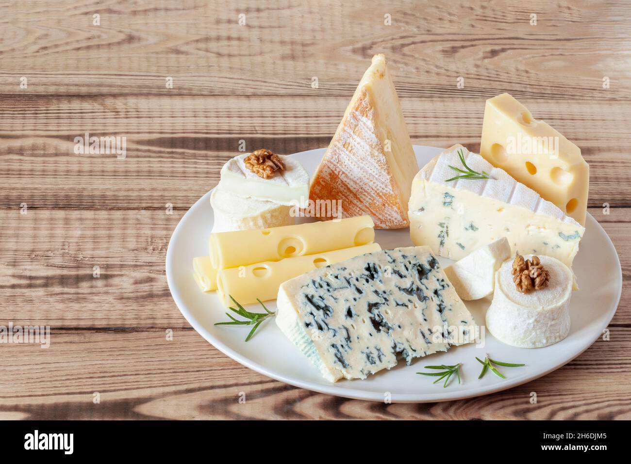 Plate different types cheese hi-res stock photography and images - Alamy