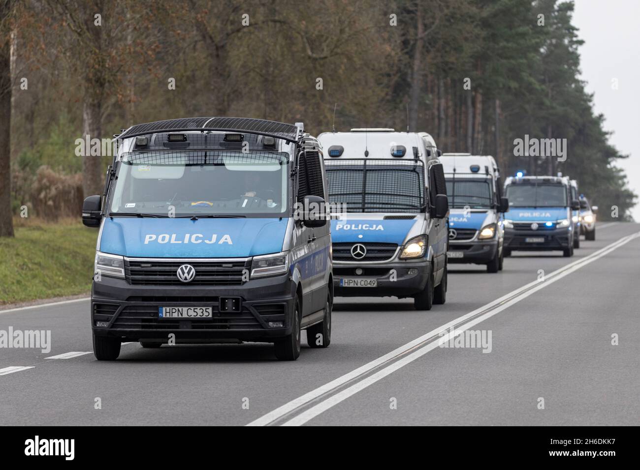 Kuznica border crossing hi-res stock photography and images - Alamy