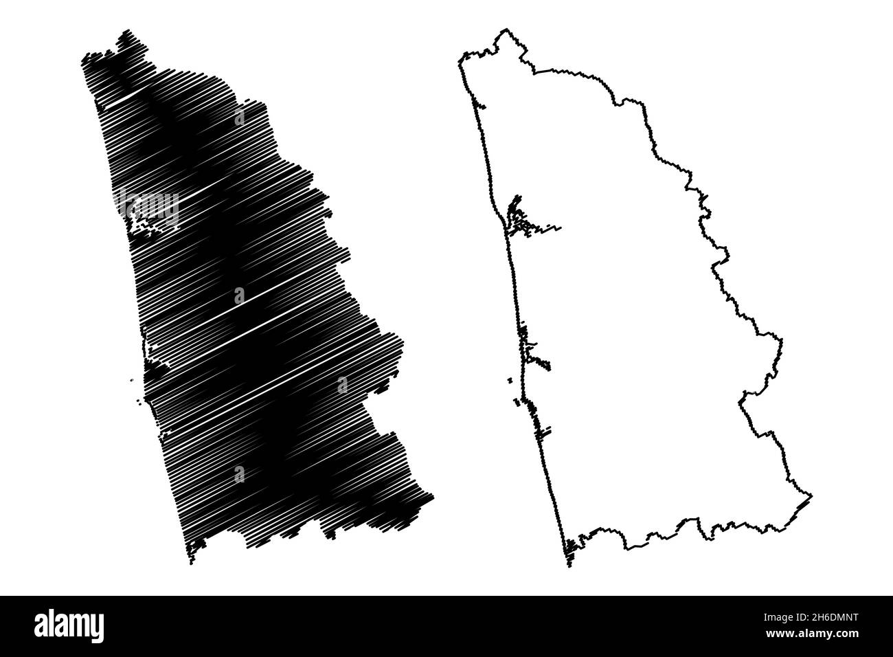 Udupi district (Karnataka State, Republic of India, Mysore Division ...