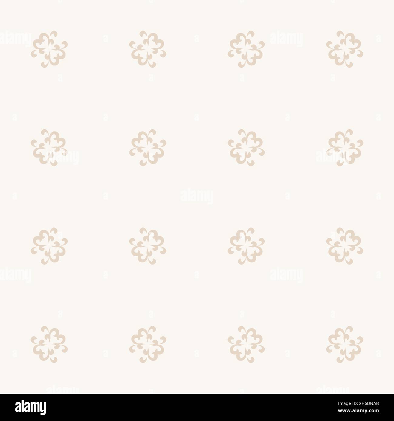 Abstract seamless background with decorative elements. Beige vector ...