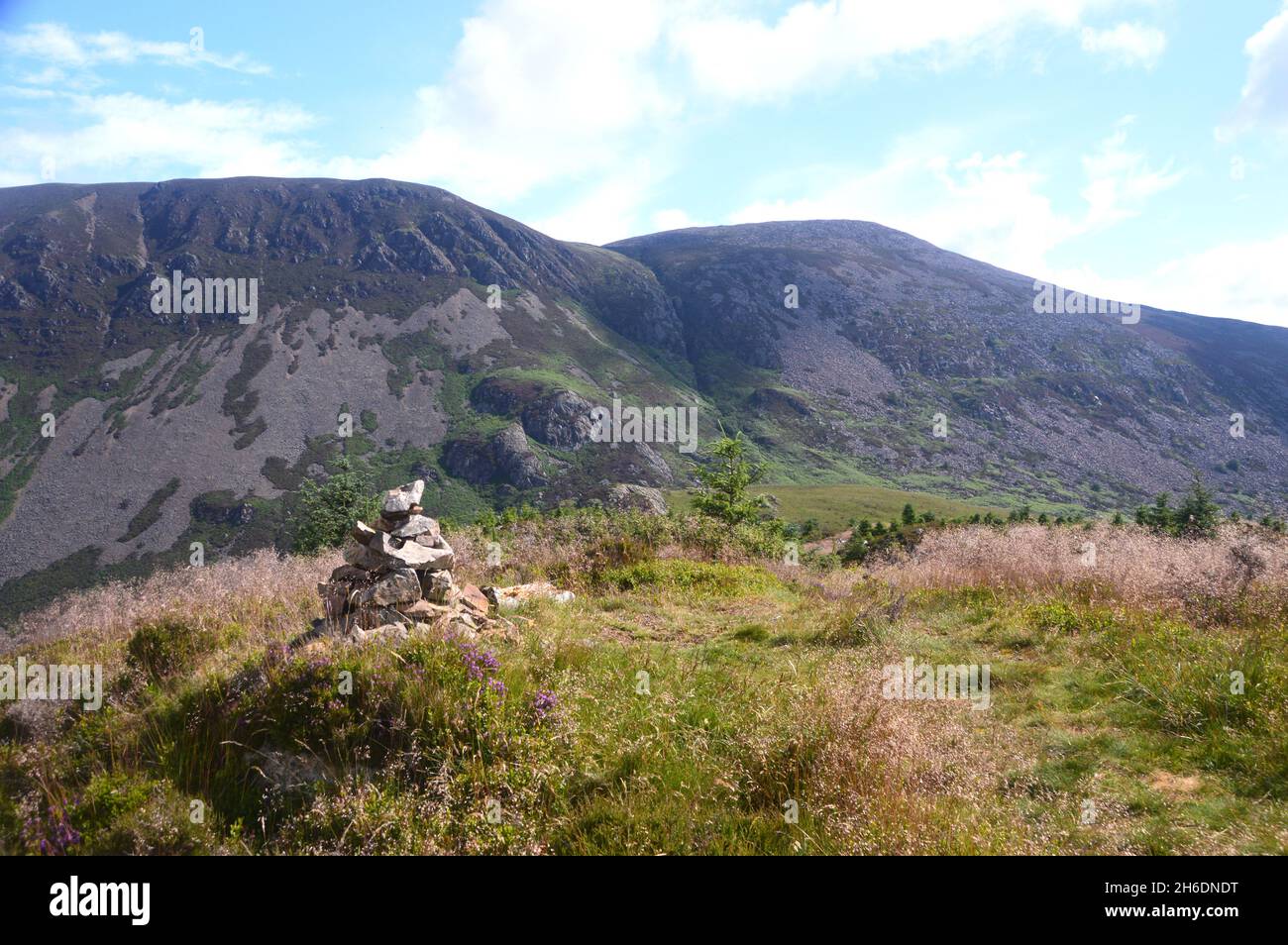 'Herdus' and the Wainwright 'Great Borne' from the Summit of 'Bowness ...