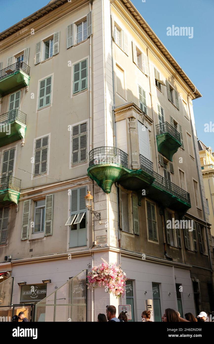 Nice wonderful city of the cote-d’Azur of Cannes film festival, in a ...