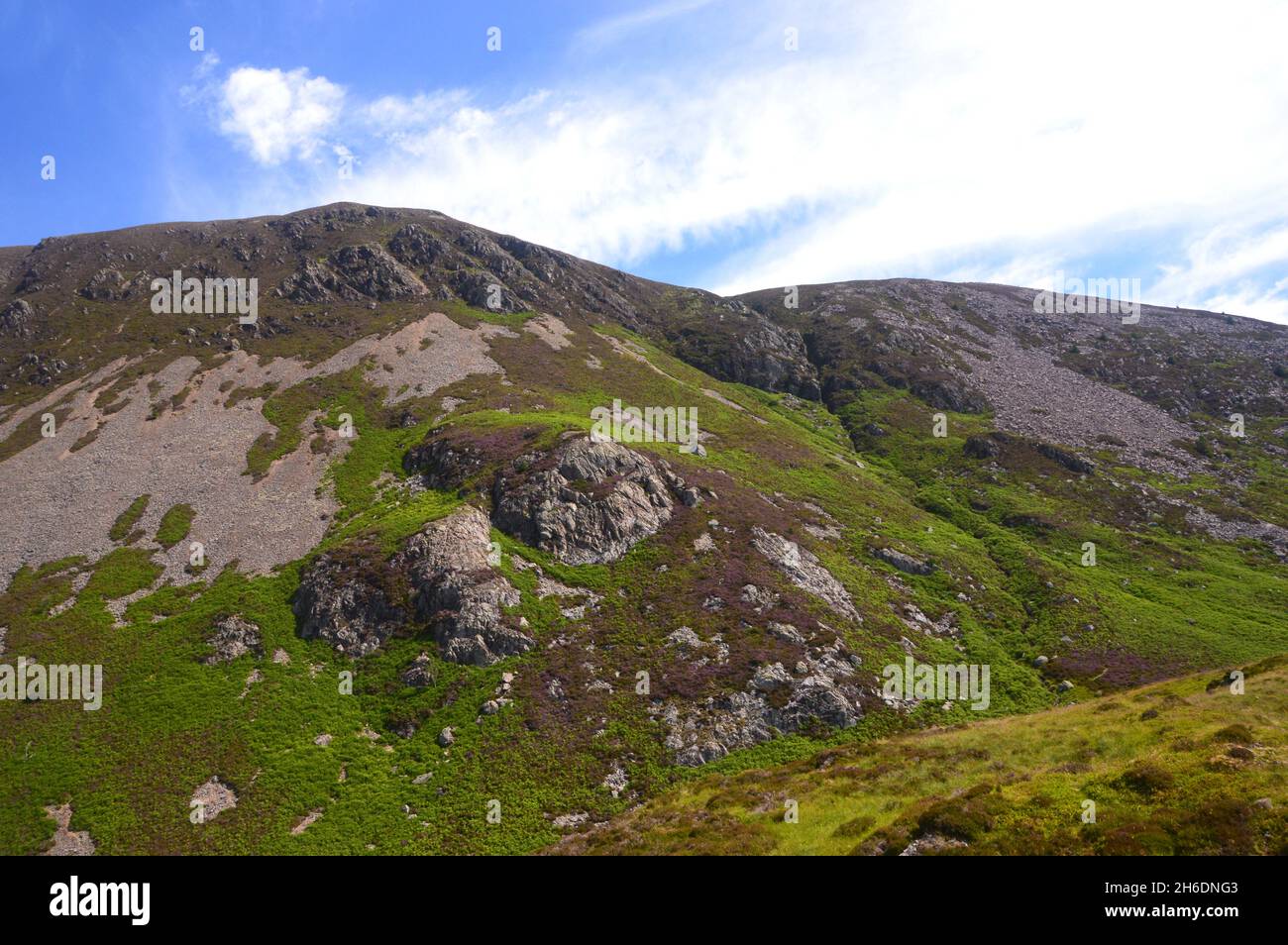 'Herdus' and the Wainwright 'Great Borne' from near the Summit of ...