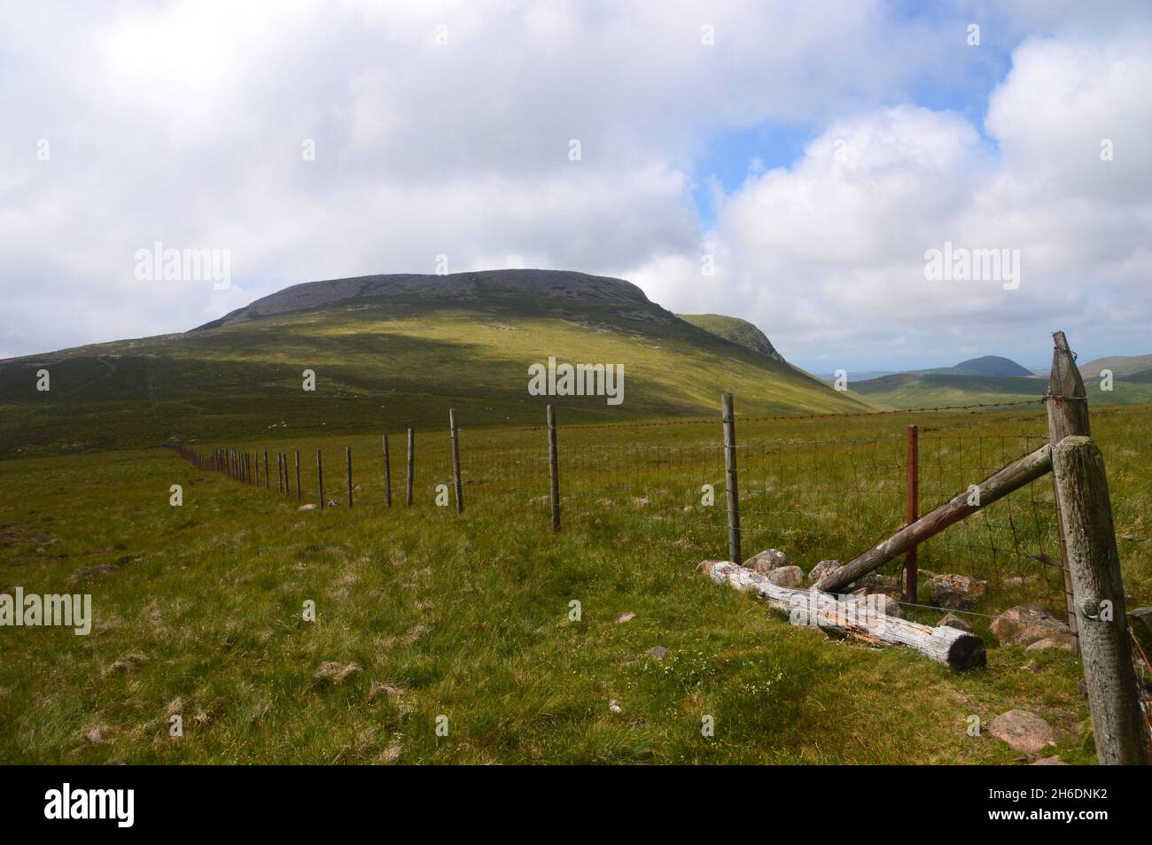 The Wainwright 'Great Borne' from the Wire Fence near the Summit of ...