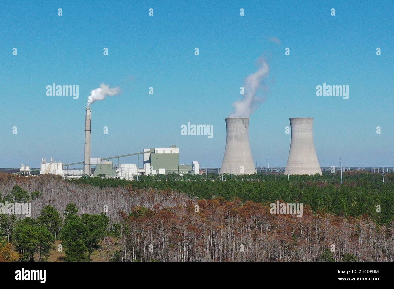 Orlando, United States. 14th Nov, 2021. The Stanton Energy Center, a ...