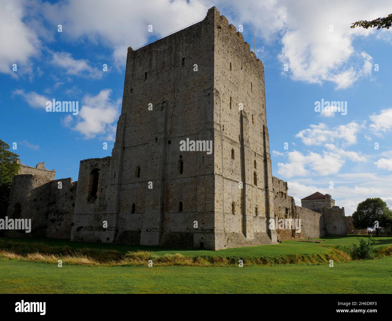 Portchester Castle, Portsmouth, Hants, UK Stock Photo - Alamy