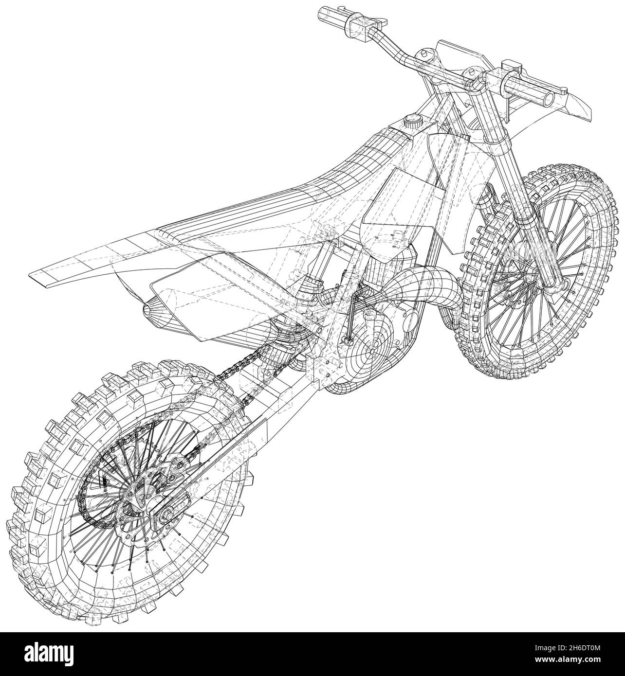 Ktm motorbike Stock Vector Images - Alamy