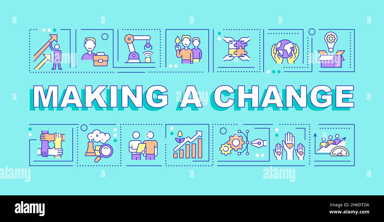 Making change word concepts banner Stock Vector Image & Art - Alamy