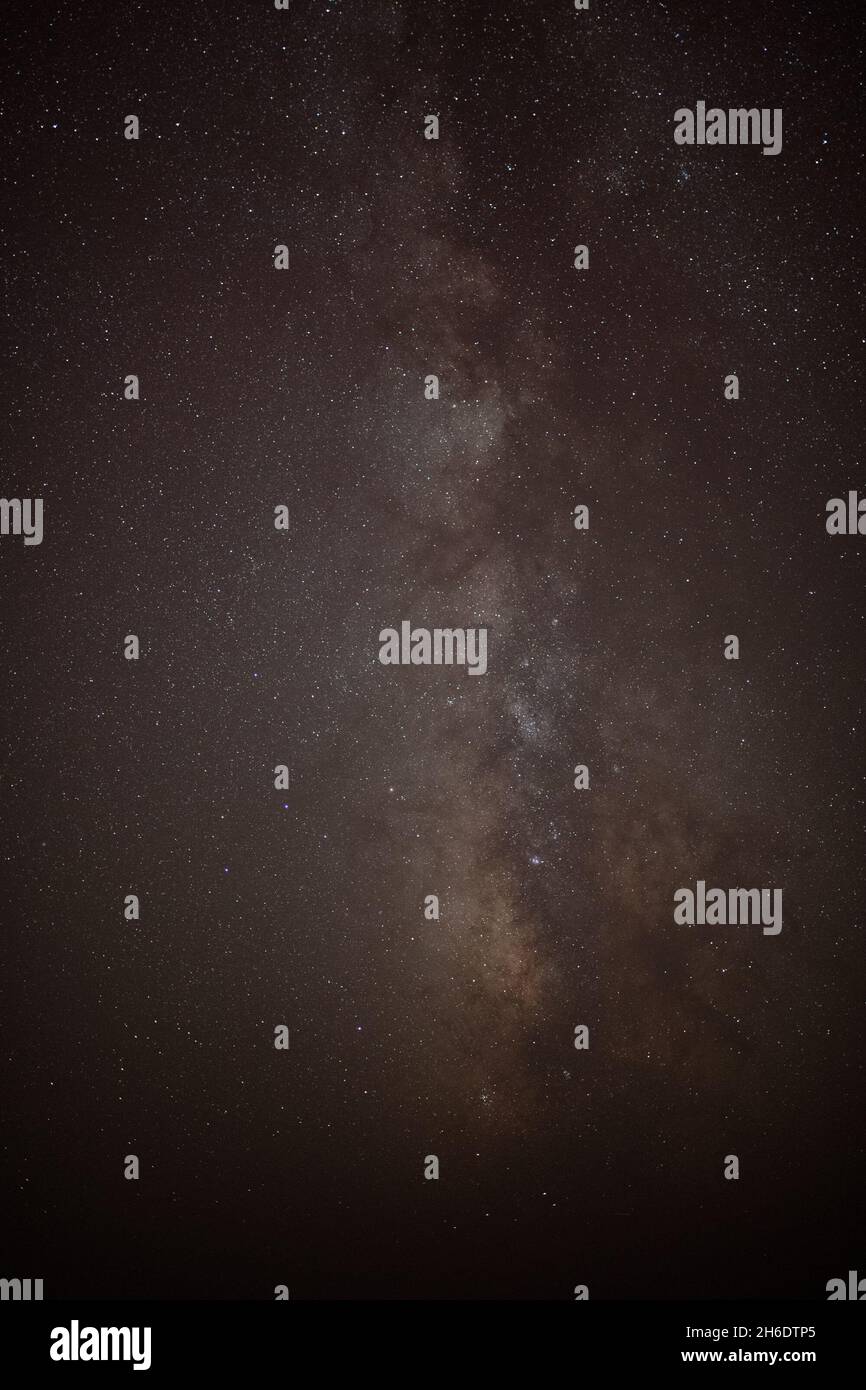 Vertical background of a milky way in a night starry sky Stock Photo ...