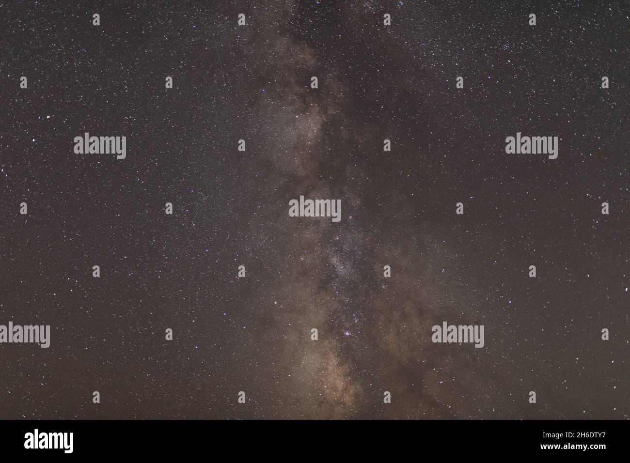 Horizontal background of a milky way in a night starry sky Stock Photo ...