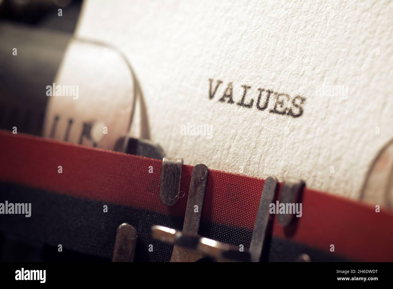 The word amorality written with a typewriter Stock Photo - Alamy