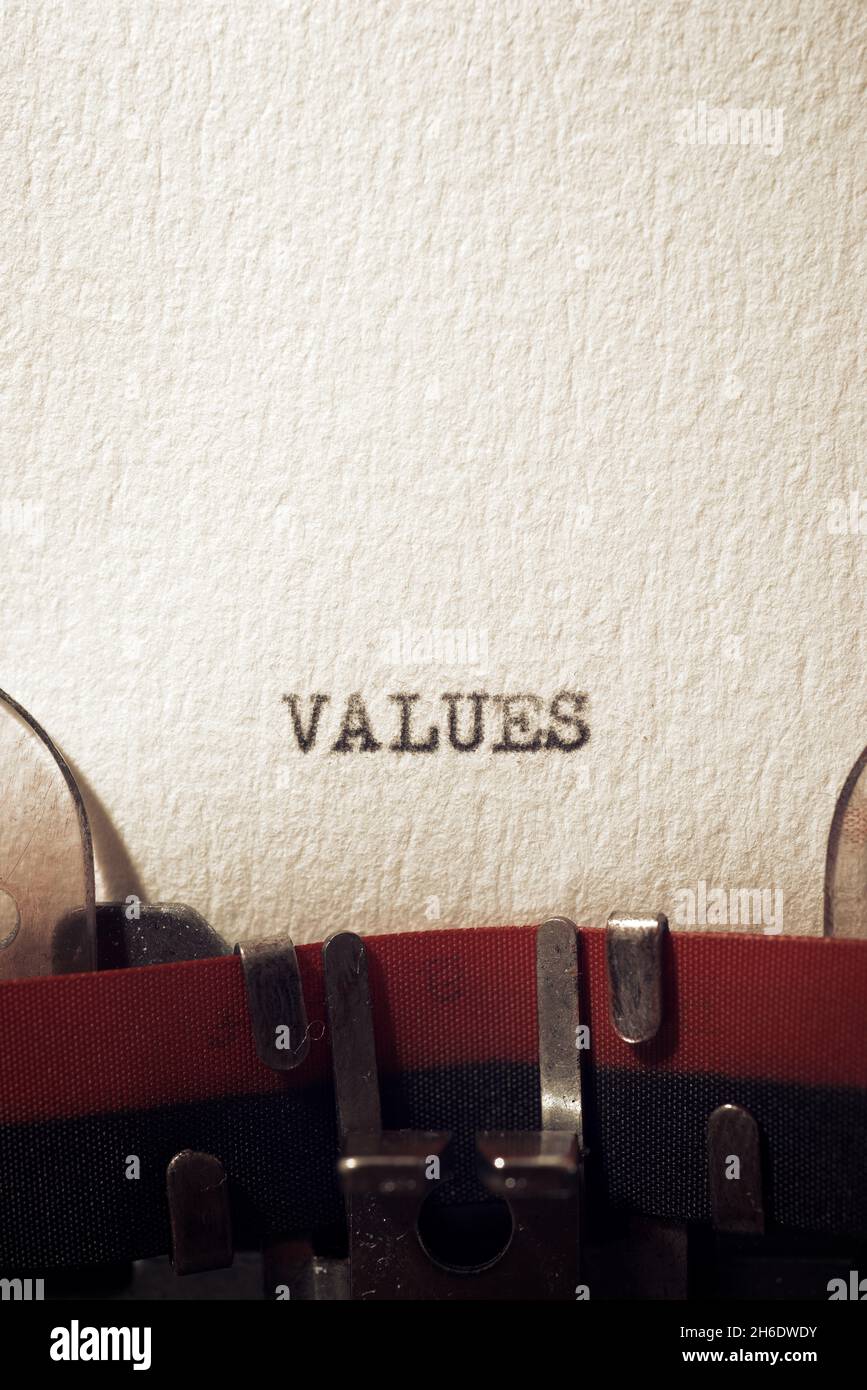 The word amorality written with a typewriter Stock Photo - Alamy