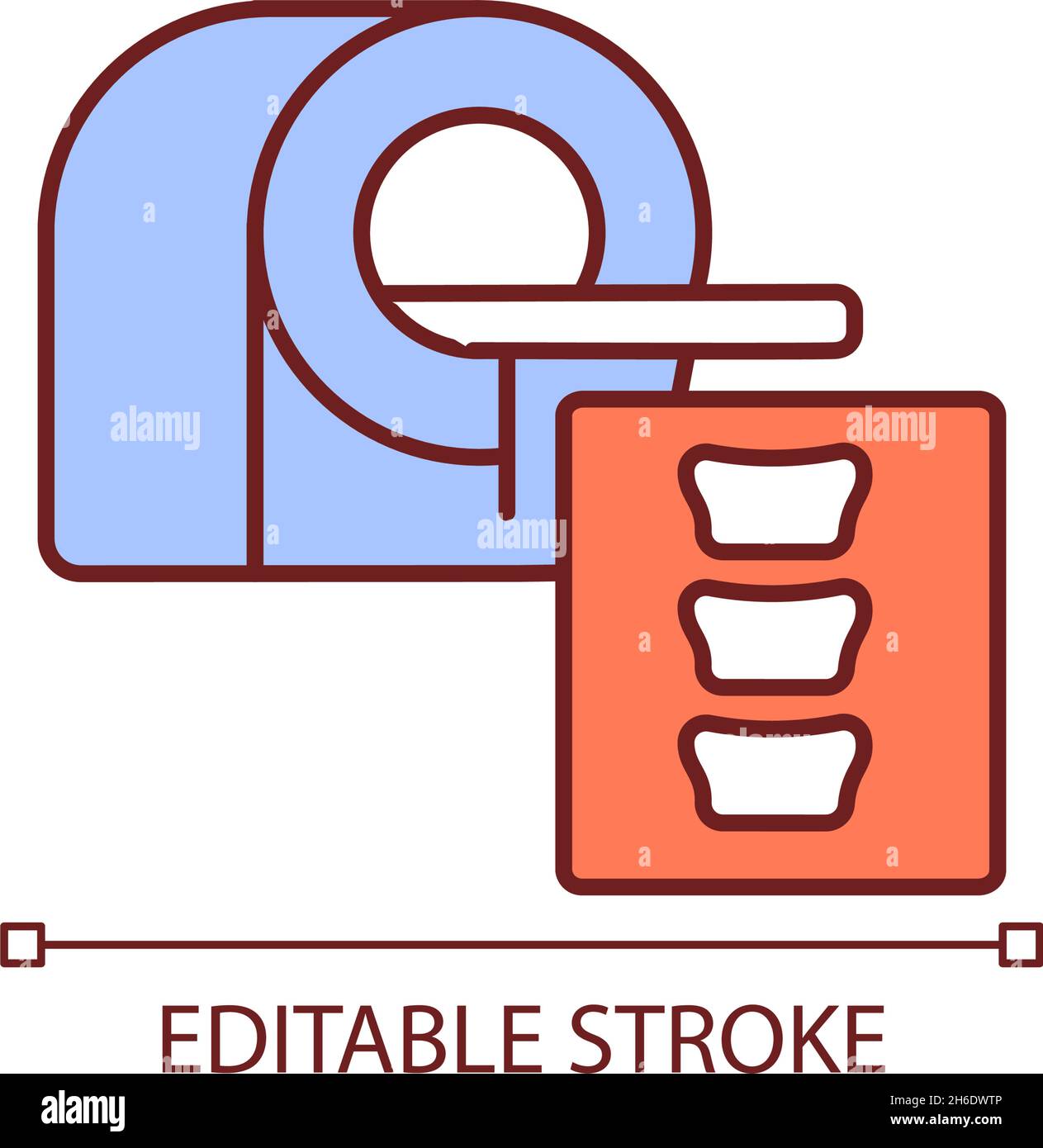 MRI scans RGB color icon Stock Vector Image & Art - Alamy