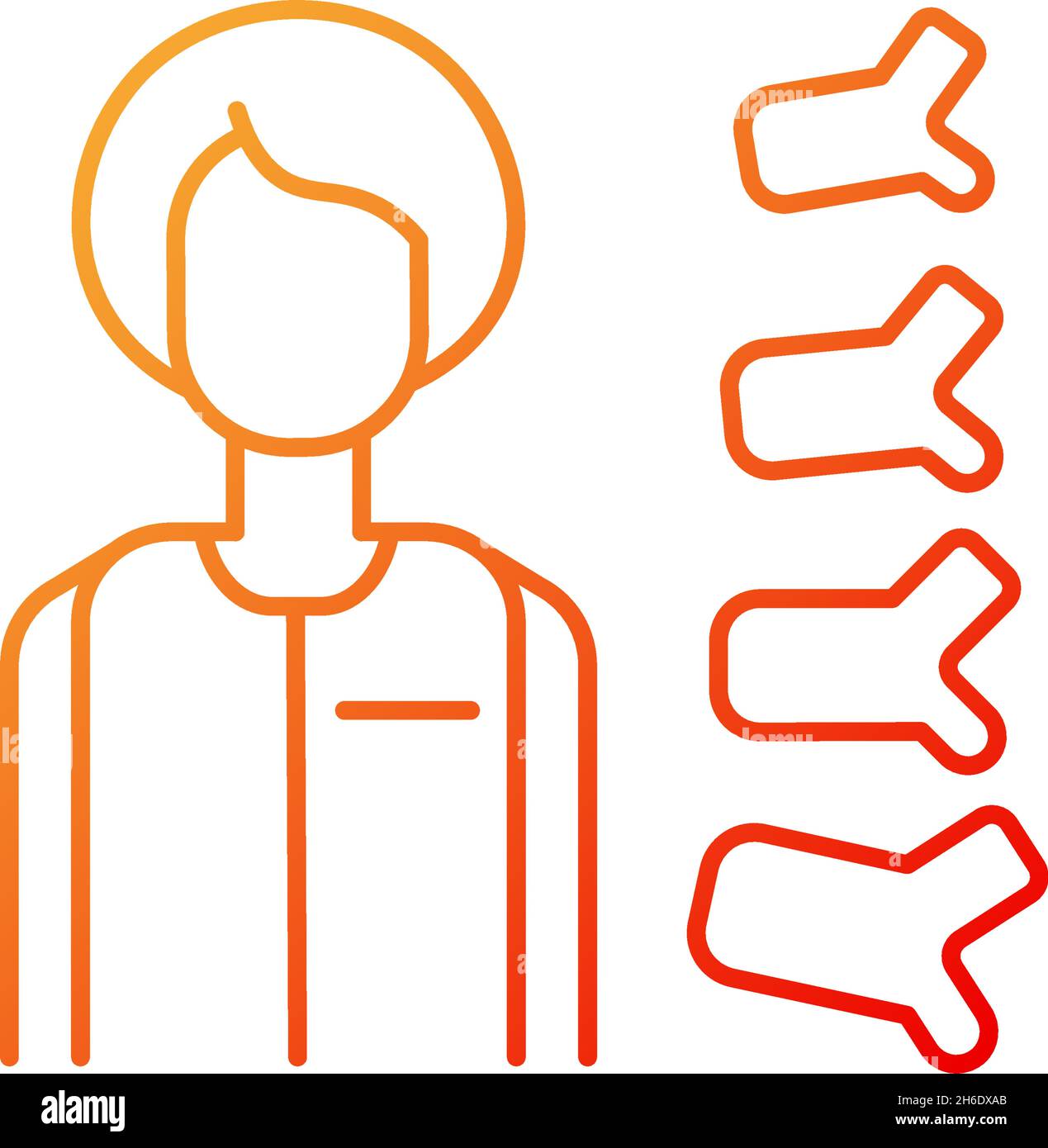 Orthopedic doctor gradient linear vector icon Stock Vector Image & Art ...