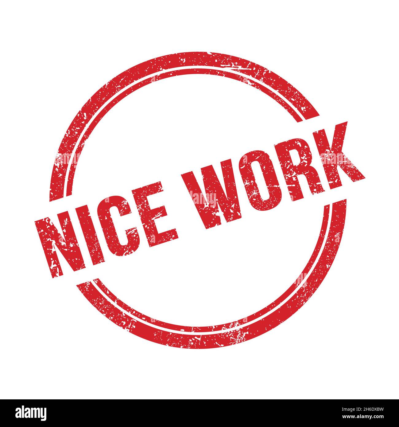 Nice work stamp sign seal hi-res stock photography and images - Alamy
