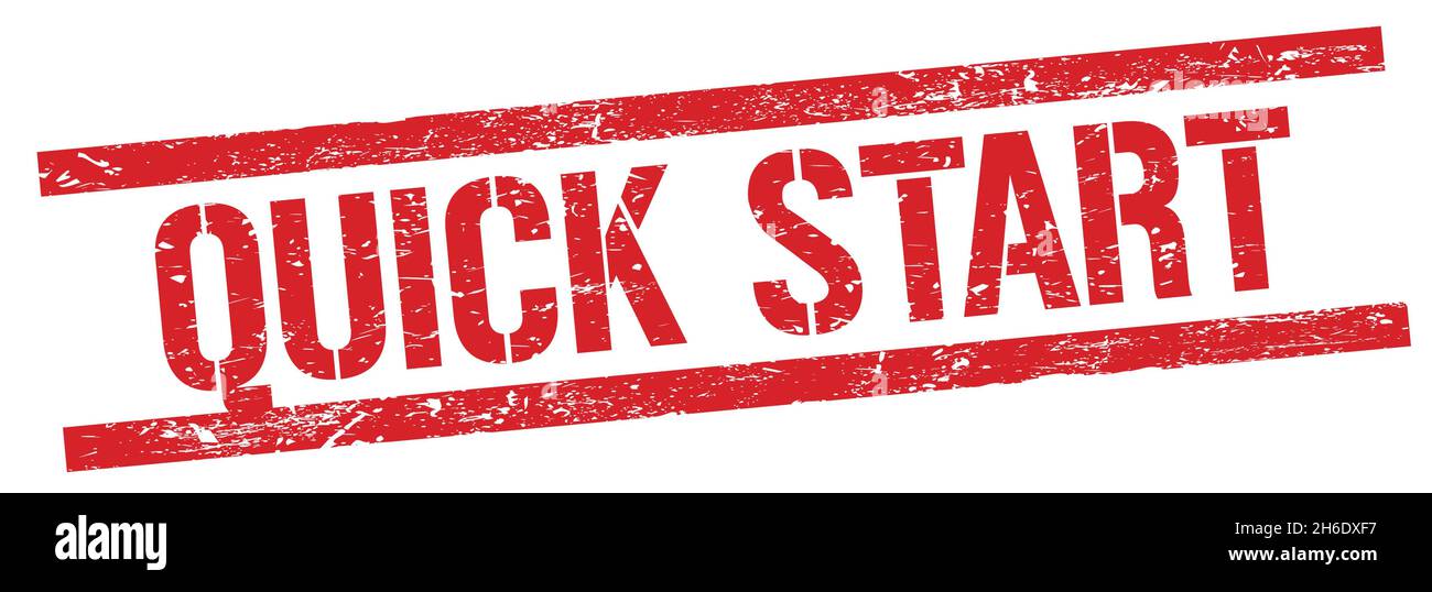 Quick start word hi-res stock photography and images - Alamy