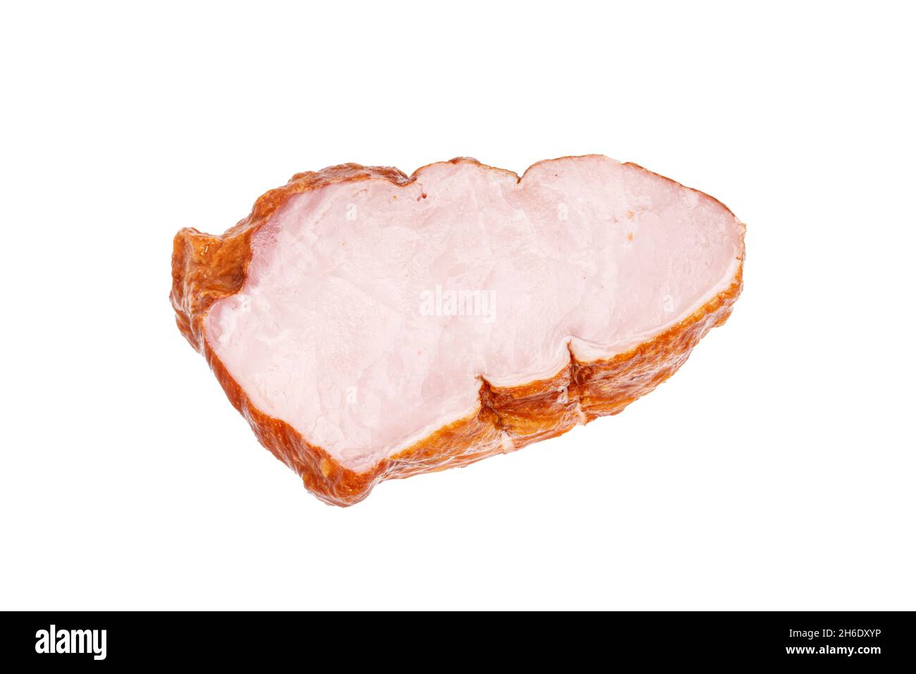 cooked ham isolated on white background. High quality photo Stock Photo ...