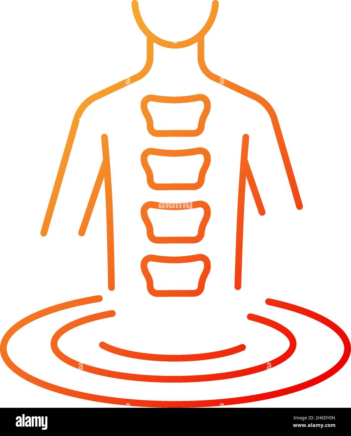 Swimming treatment gradient linear vector icon Stock Vector Image & Art ...