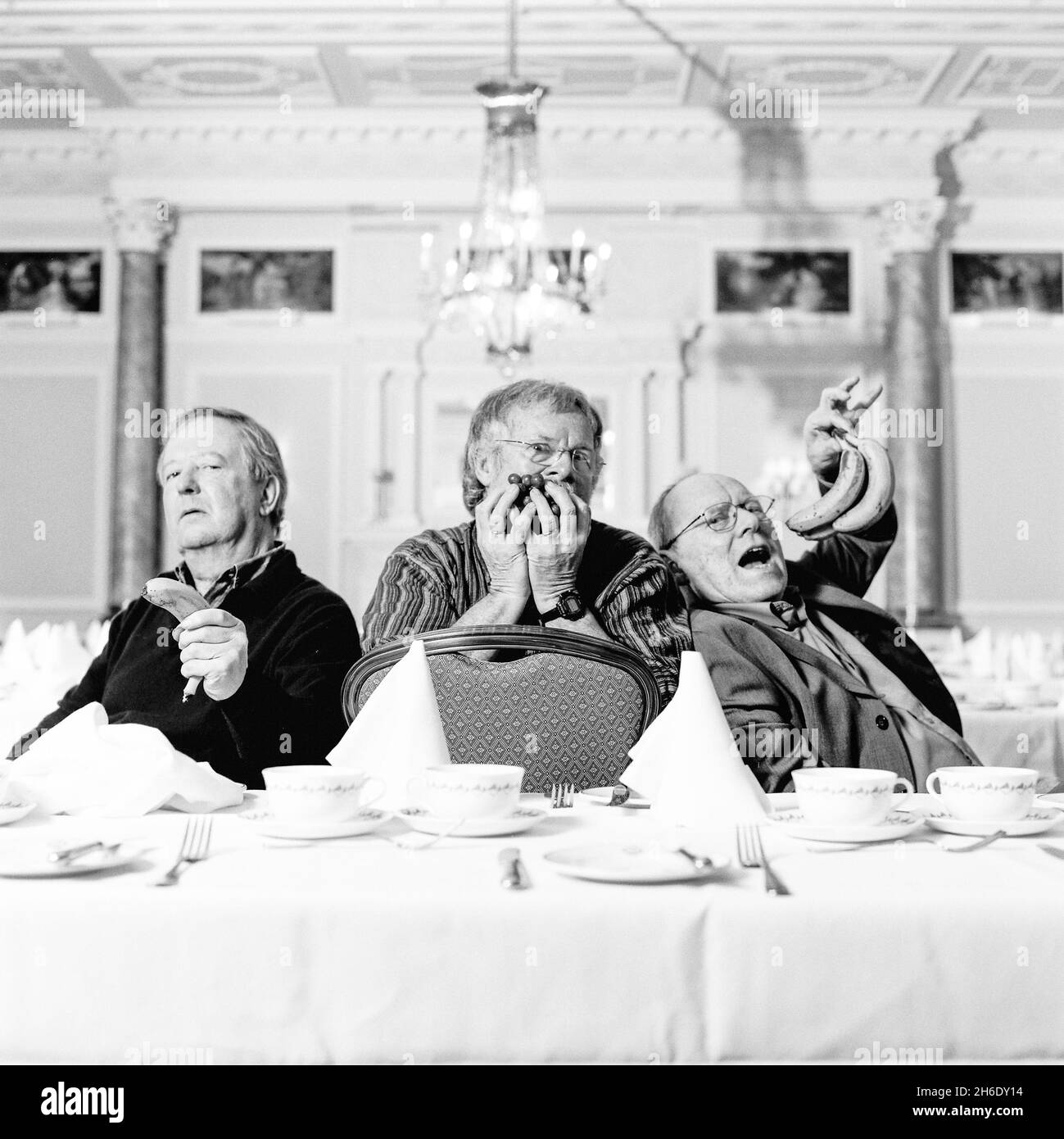 The Goodies classic comedy trio Tim Brooke-Taylor, Graeme Garden and ...