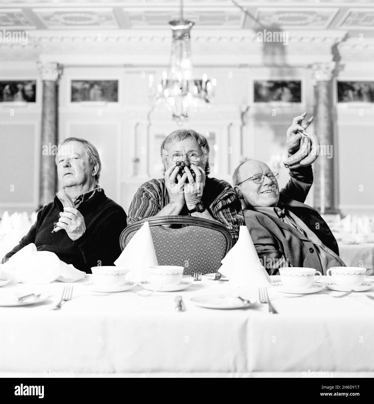 The Goodies classic comedy trio Tim Brooke-Taylor, Graeme Garden and ...