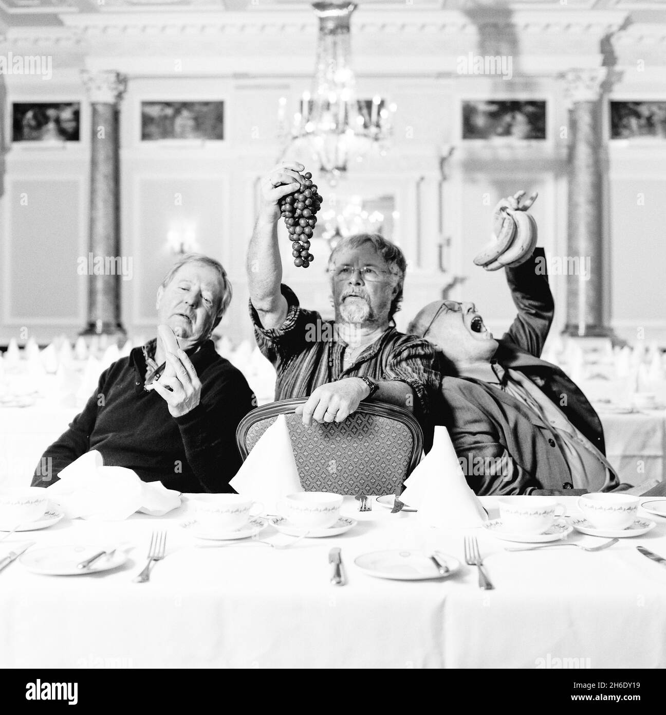 The Goodies classic comedy trio Tim Brooke-Taylor, Graeme Garden and ...