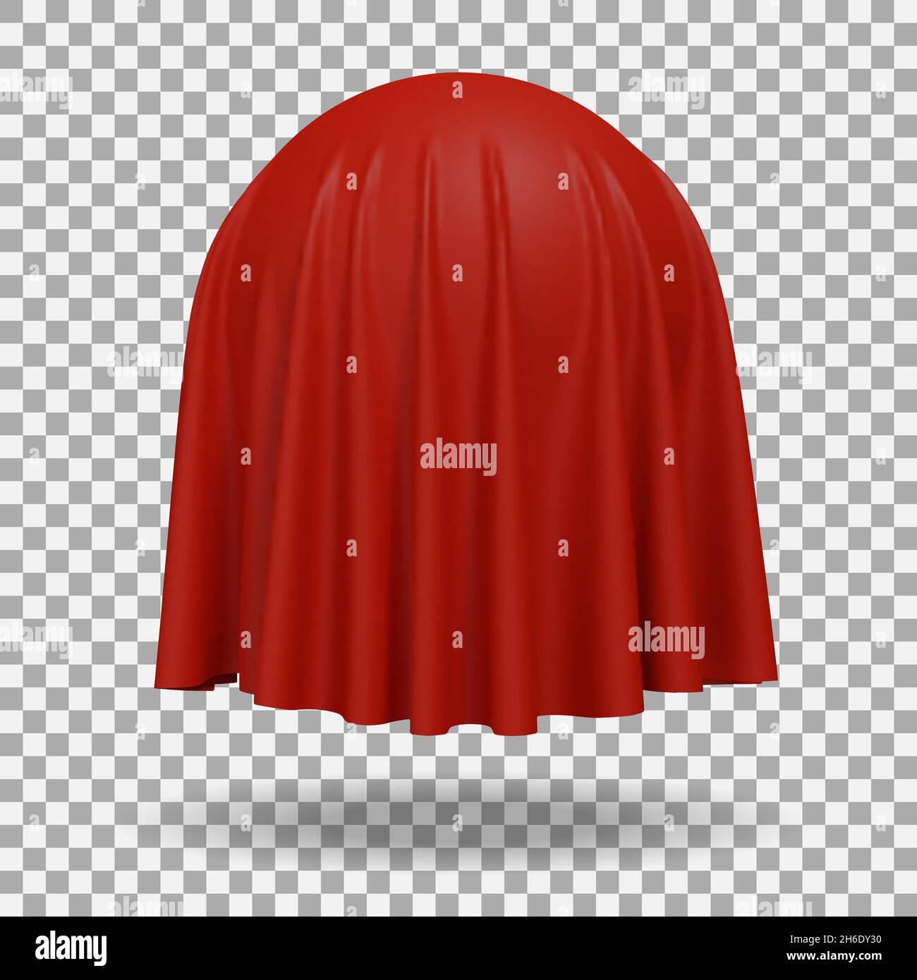 Covered with red fabric Stock Vector Images - Alamy