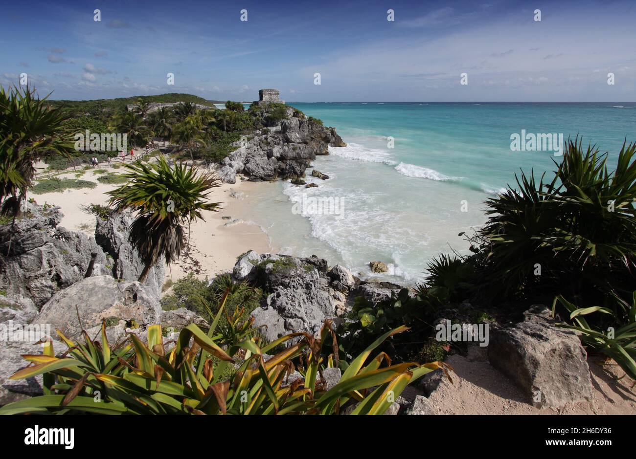 coastline in Tulum, yucatan, mexico Stock Photo - Alamy