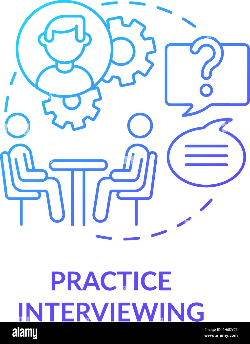 Preparing for interview illustration hi-res stock photography and ...