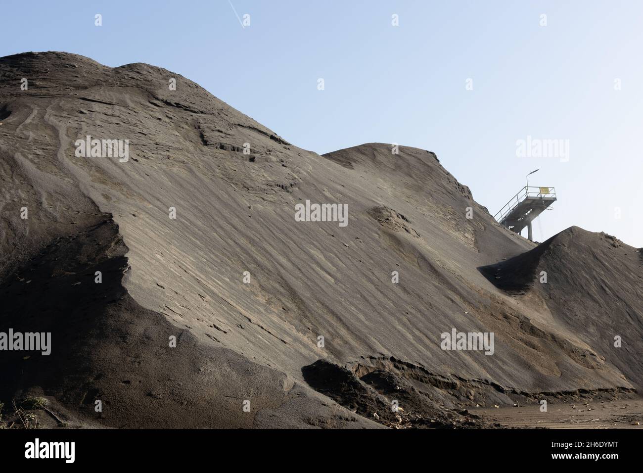 Stone top, composition of building material. Basalt stones. Mine Stock ...