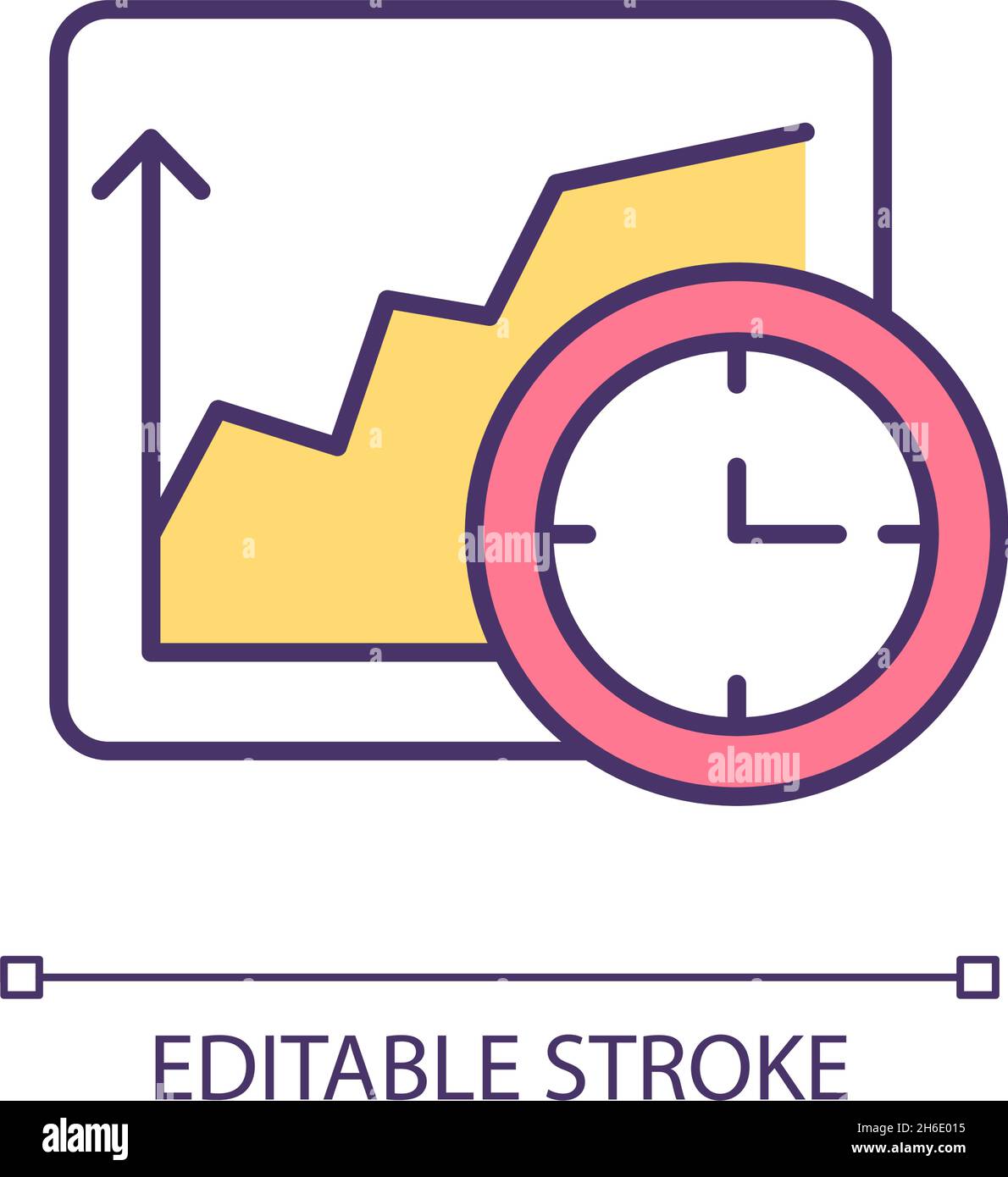 Brand planning RGB color icon Stock Vector Image & Art - Alamy