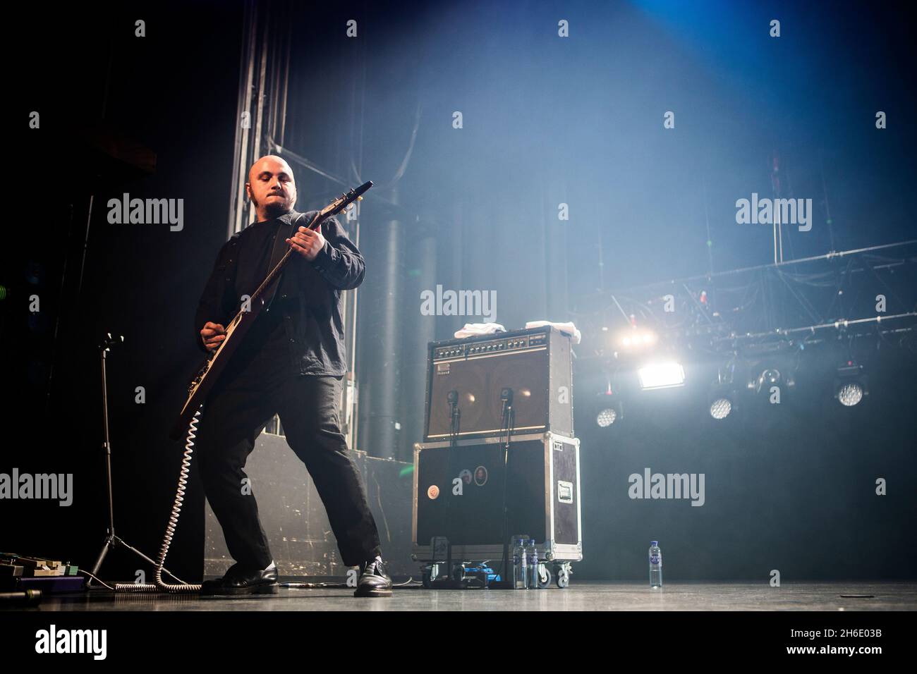 Copenhagen, Denmark. 13th, November 2021. Molchat Doma perform a live ...