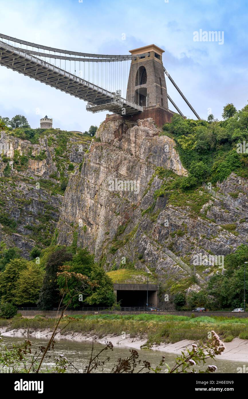 Clifton Suspension Bridge spans the River Avon gorge in Bristol. By ...