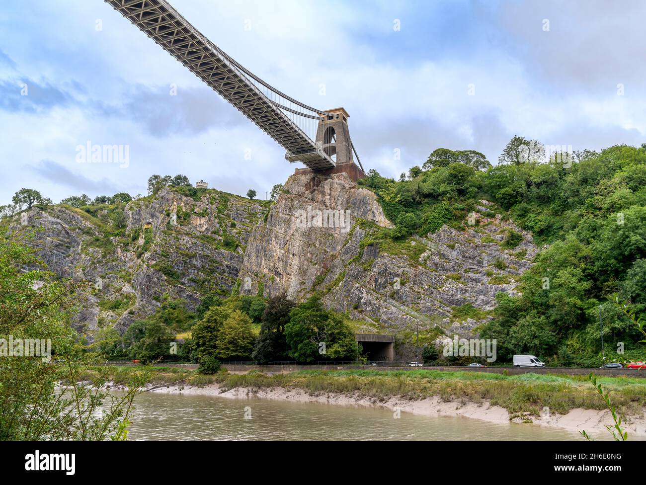 Clifton Suspension Bridge spans the River Avon gorge in Bristol. By ...