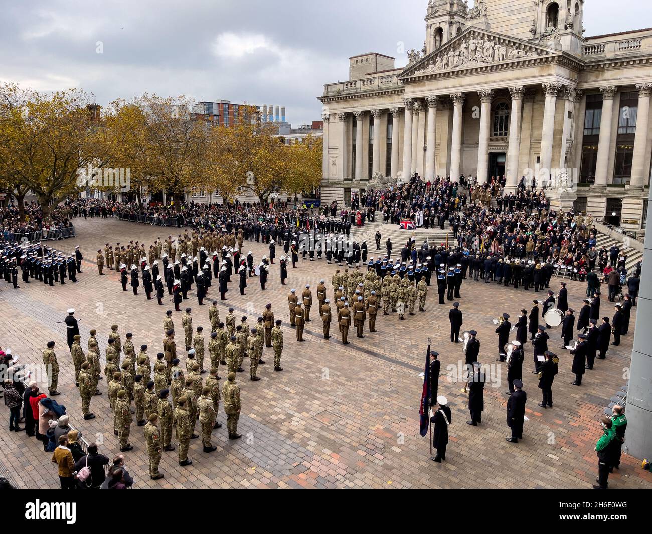 Remembrance Sunday, 2021 at Portsmouth Guildhall Square Stock Photo - Alamy