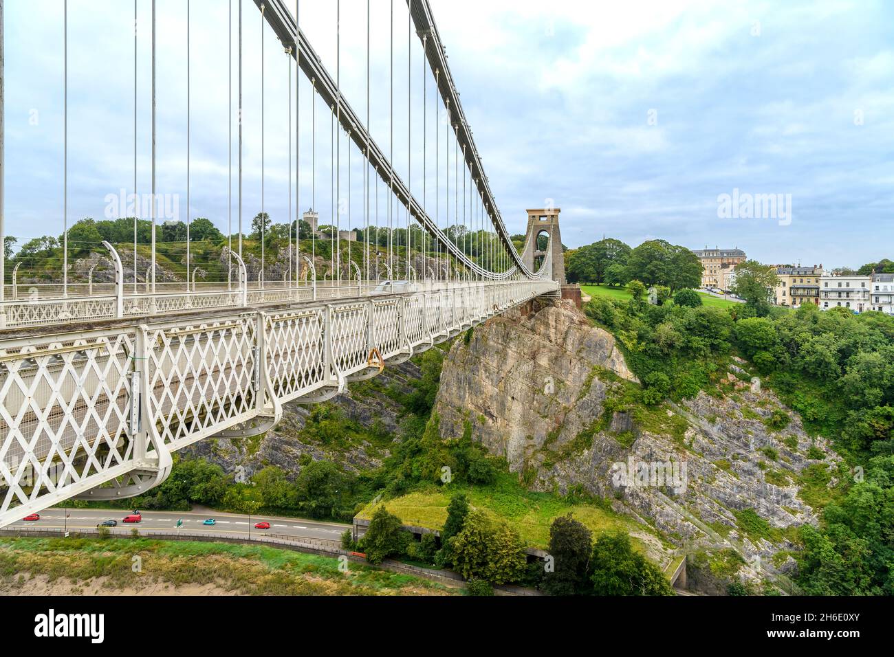 Clifton Suspension Bridge spans the River Avon gorge in Bristol. By ...
