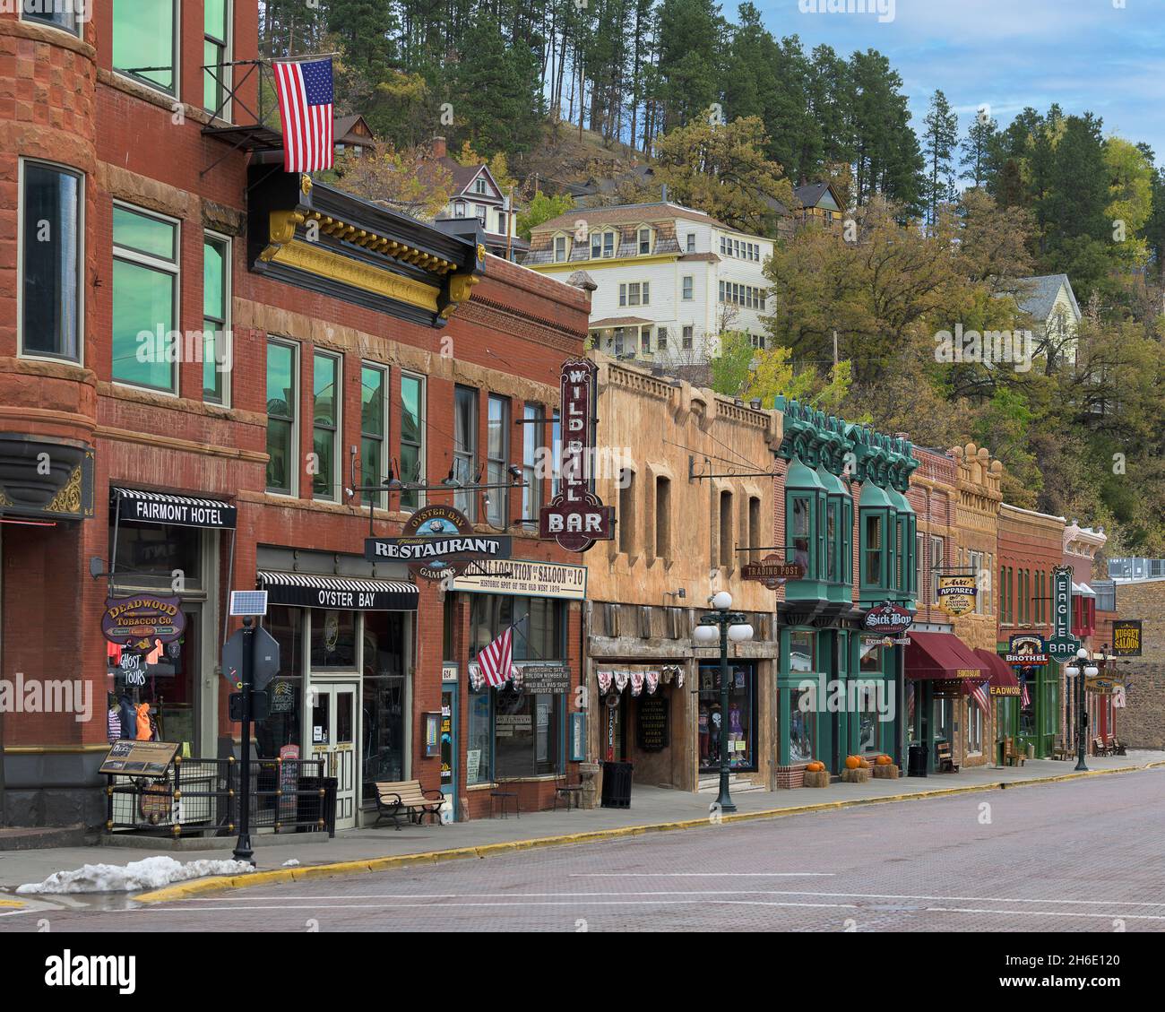 Wild Bill Bar on Main Street in Deadwood, South Dakota Stock Photo - Alamy