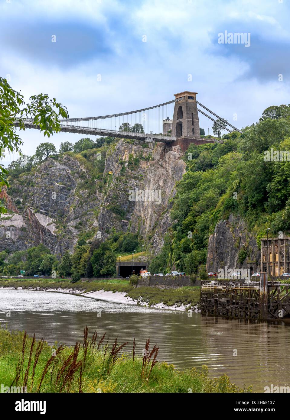Clifton Suspension Bridge spans the River Avon gorge in Bristol. By ...
