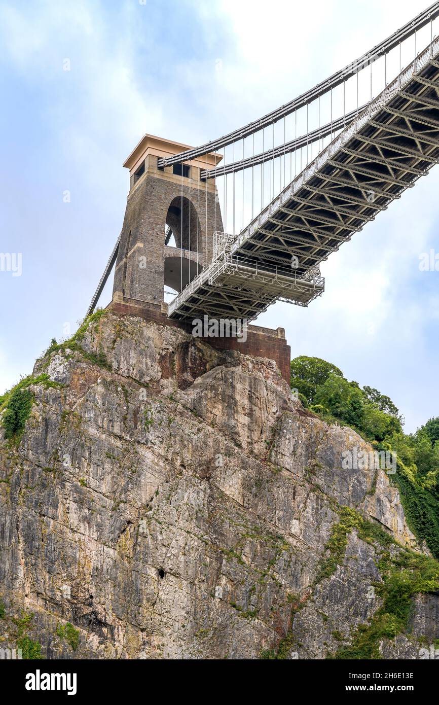 Clifton Suspension Bridge spans the River Avon gorge in Bristol. By ...
