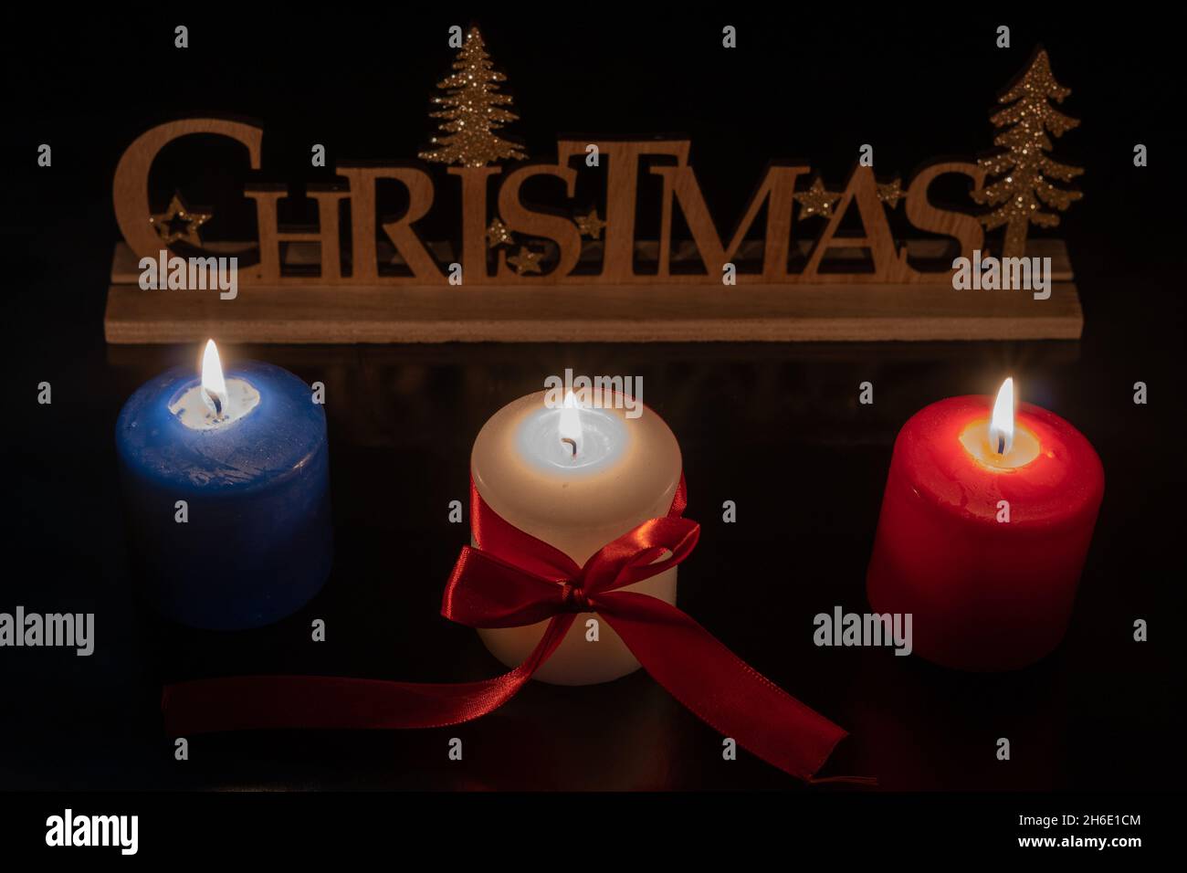 merry christmas wallpapers with natural elements Stock Photo - Alamy
