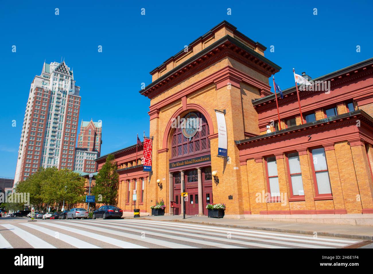 Providence Union Station is a historic railroad station built in 1898 ...