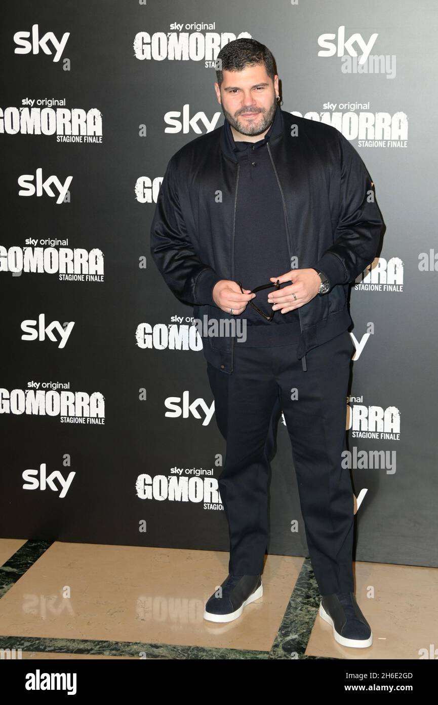 Salvatore Esposito attends the photocall of tv series Gomorra stagione ...