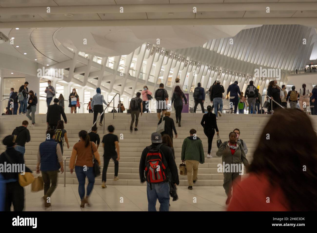 Oculus world trade center subway station Manhattan NYC Stock Photo - Alamy