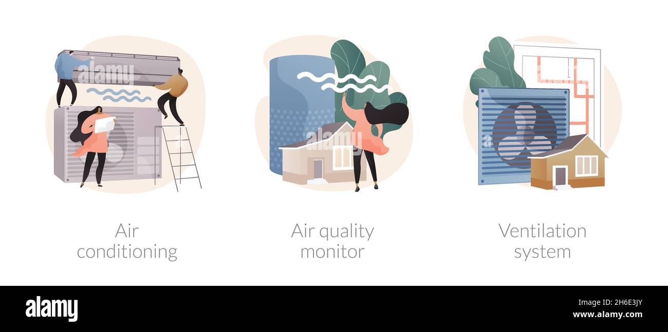 Smart home components abstract concept vector illustrations Stock Vector Image & Art - Alamy