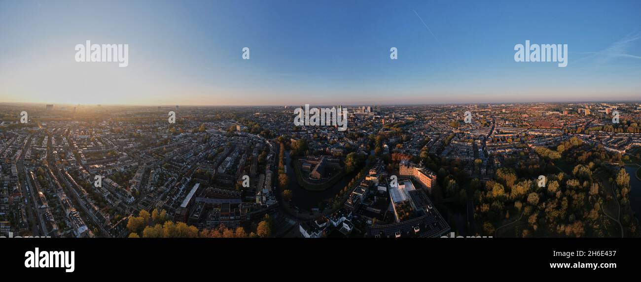 Panorama Cityscape in The Netherlands Stock Photo - Alamy