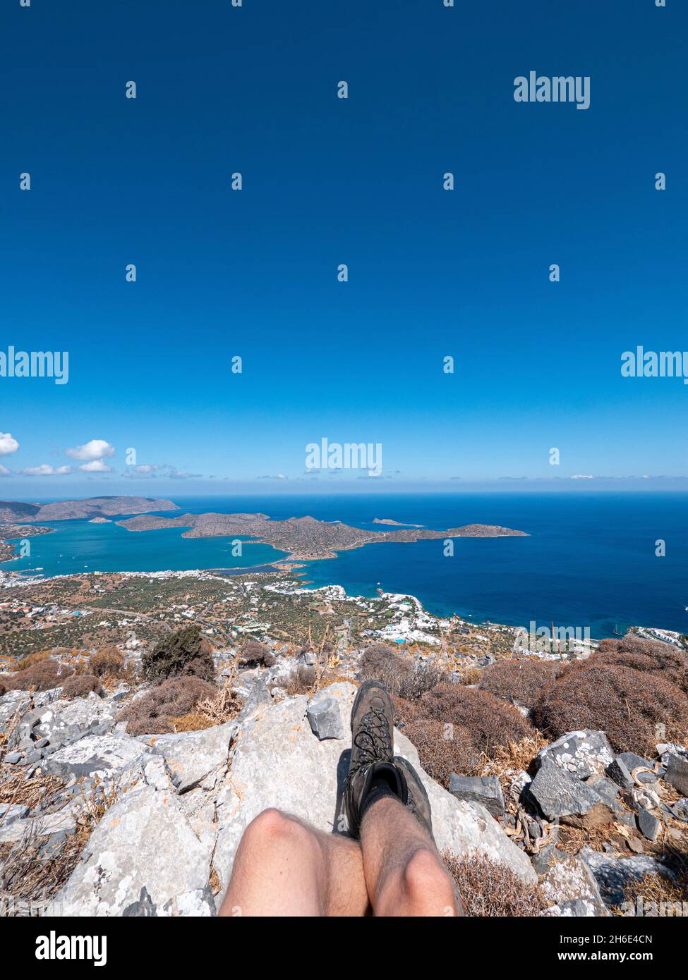 Landscape of Crete Island Stock Photo - Alamy