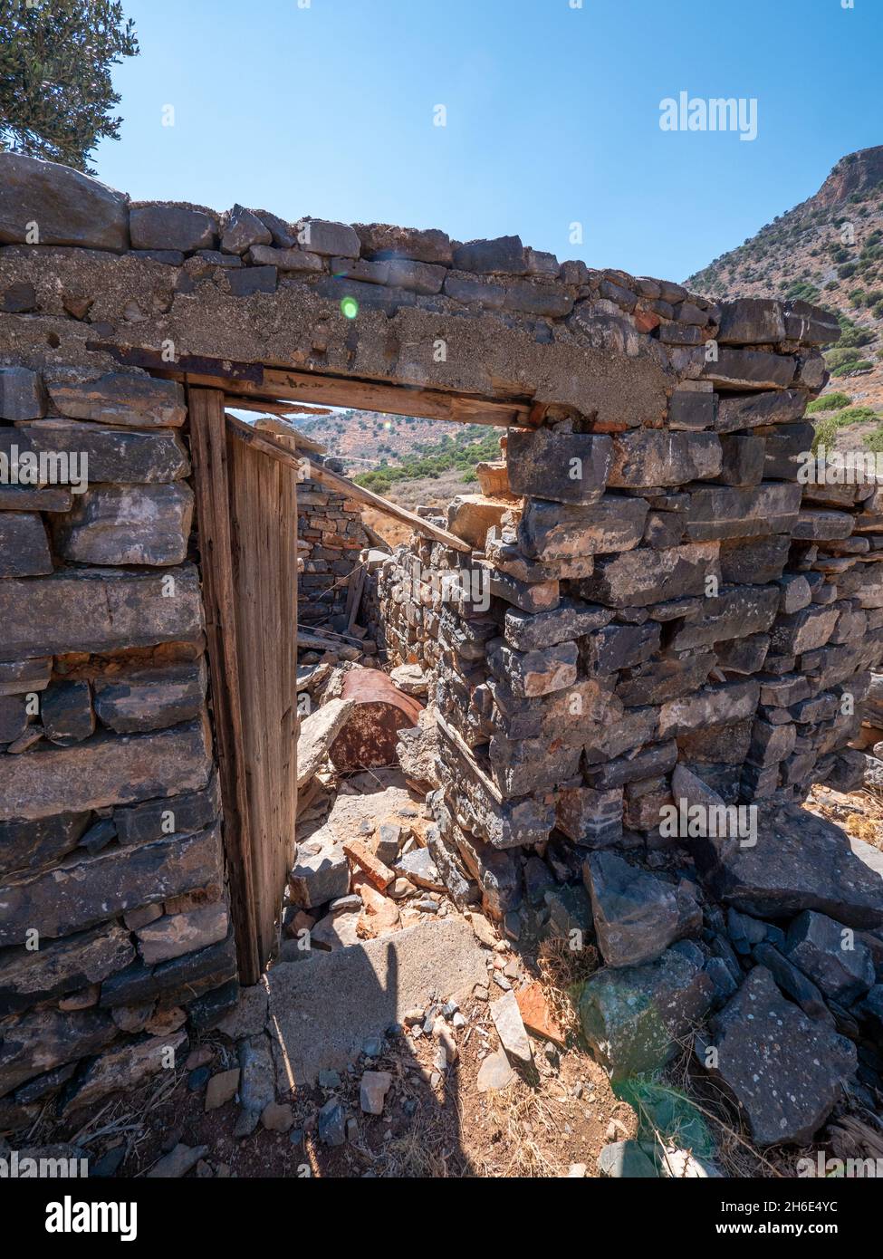 Landscape of Crete Island Stock Photo - Alamy